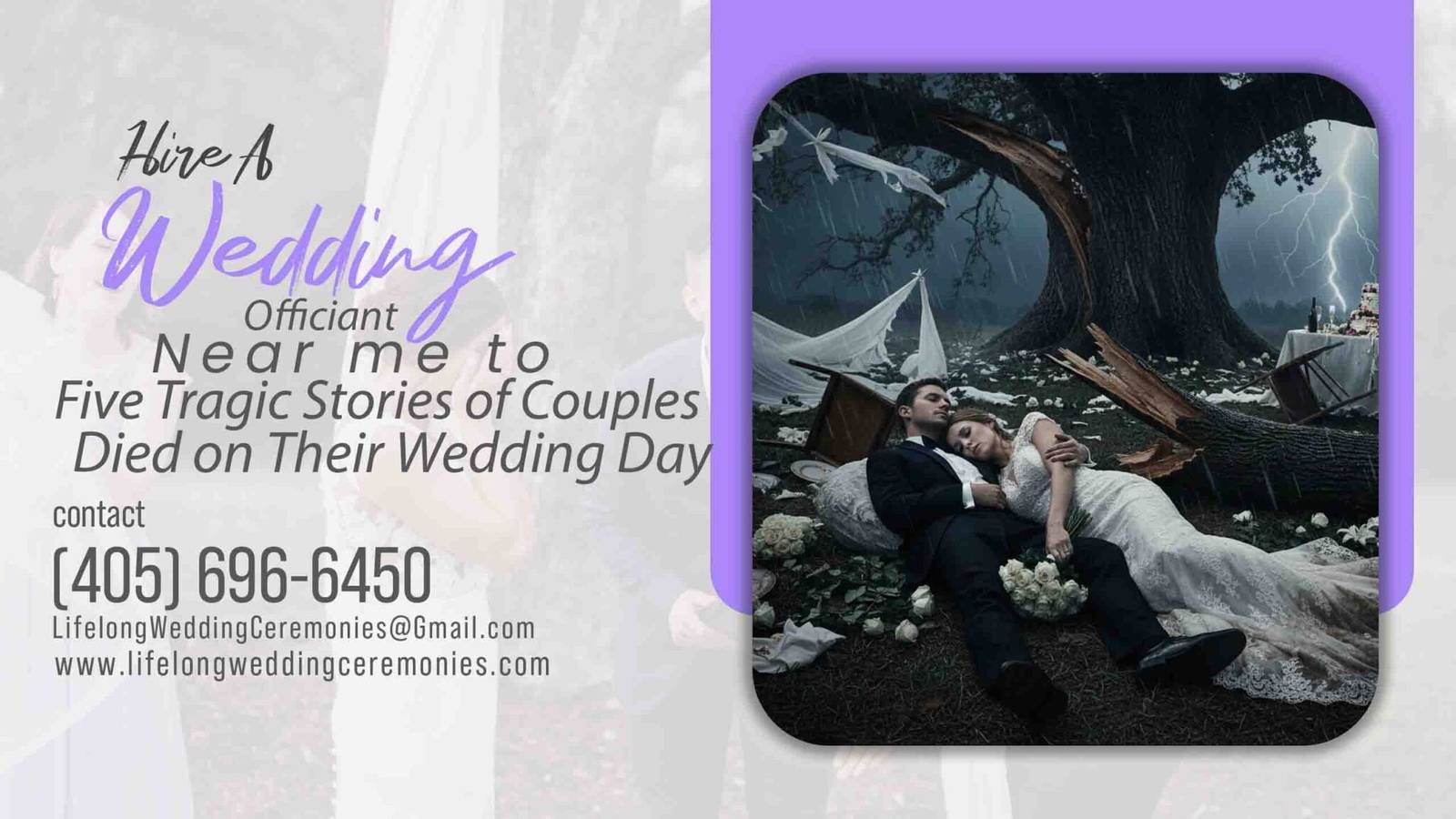Five Tragic Stories of Couples Who Died on Their Wedding